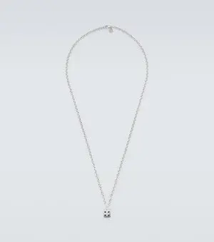 SYDNEY EVAN 14kt White Gold Charm Necklace With Diamonds - Silver