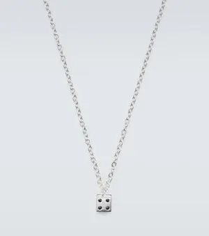 SYDNEY EVAN 14kt White Gold Diamond Charm Necklace
