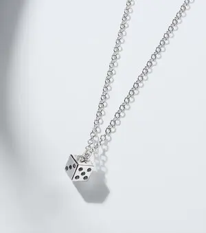 SYDNEY EVAN 14kt White Gold Diamond Charm Necklace