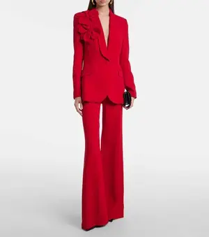 Elie Saab High-rise Wide Leg Pants