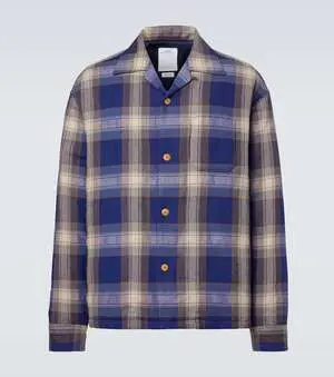 Visvim Keesey Wool And Linen Down Overshirt