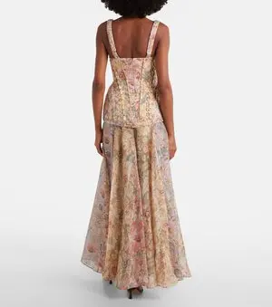 Zimmermann Rebellion Floral Linen Gown - Multicoloured