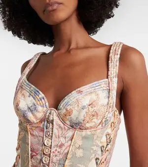 Zimmermann Rebellion Floral Linen Gown - Multicoloured