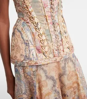 Zimmermann Rebellion Floral Linen Gown - Multicoloured