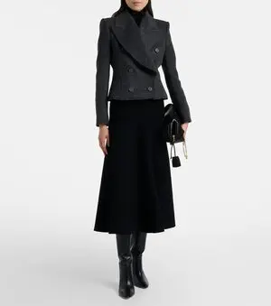 GIANVITO ROSSI Elise 85 Mid-calf Leather Boots