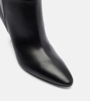 GIANVITO ROSSI Elise 85 Mid-calf Leather Boots