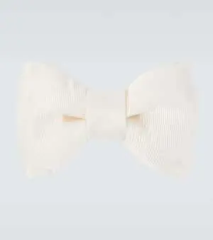 TOM FORD Silk Grosgrain Bow Tie - White