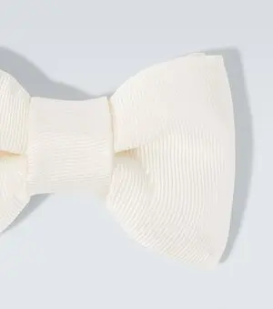 TOM FORD Silk Grosgrain Bow Tie - White