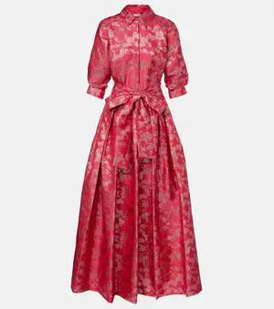 Simkhai Julip Jacquard Gown - Pink