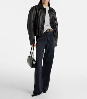 AGOLDE Ribbed-knit Top