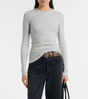 AGOLDE Ribbed-knit Top