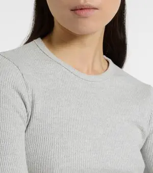 AGOLDE Ribbed-knit Top