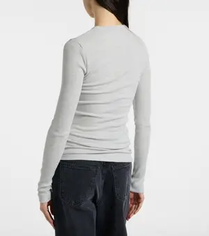AGOLDE Ribbed-knit Top