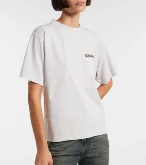 Balenciaga Logo Cotton T-shirt