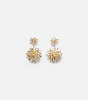 SYDNEY EVAN 14kt Yellow Drop Earrings With Diamonds - Gold