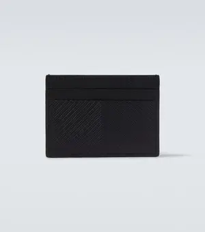 Loewe Logo Leather Card Holder - Black