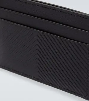 Loewe Logo Leather Card Holder - Black