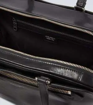 Dolce & Gabbana Ellis Leather Briefcase