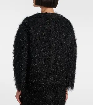 Erdem Lurex Fil Coupé Jacket
