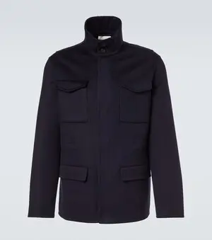 THE ROW Tanith Cashmere Jacket - Blue