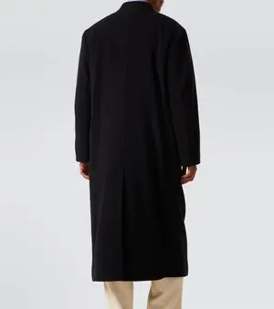 Auralee Double-breasted Wool Mosser Coat