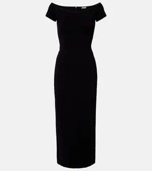 JOSEPH Foin Midi Dress - Black