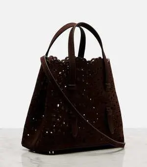 Alaïa Mina 20 New Vienne Leather Tote Bag - Brown