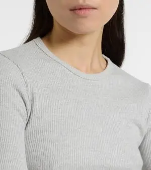 AGOLDE Delphi Ribbed-knit Top