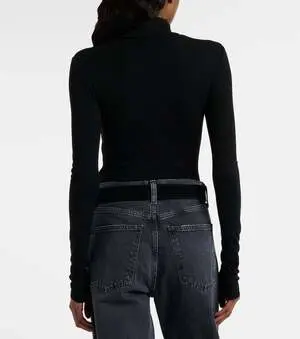 AGOLDE Wilma Jersey Turtleneck Bodysuit