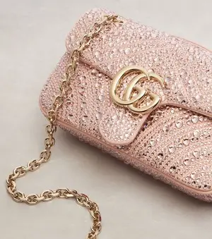 Gucci Gg Marmont Small Leather Shoulder Bag