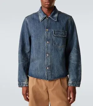 Our Legacy Cut Rebirth Denim Jacket - Blue