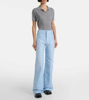 Victoria Beckham Alina Wide-leg Jeans