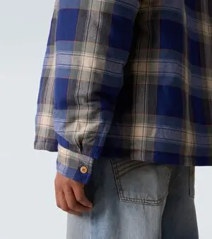 Visvim Wool And Linen Down Overshirt