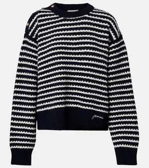 Ganni Striped Sweaters For Women