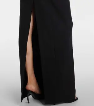 Attico Feather-trimmed Gown
