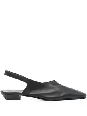 Khaite Cecilia Slingback Flat Pumps