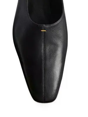 Khaite Cecilia Slingback Flats - Black