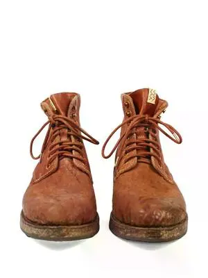 Visvim Lace-up Leather Boots - Brown