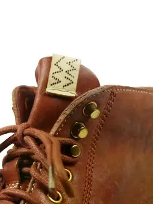 Visvim Lace-up Leather Boots - Brown