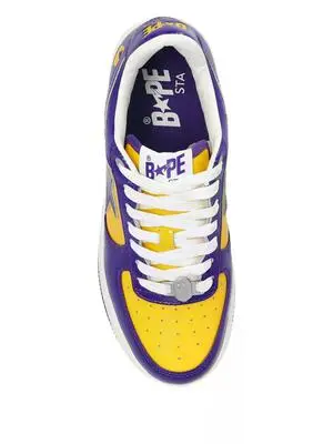 A BATHING APE Sta Panelled Sneakers