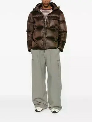 AFTER/LABEL Katalla Chest-pocket Hooded Jacket - Brown