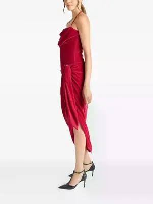 Cinq À Sept Noah Draped Midi Dress