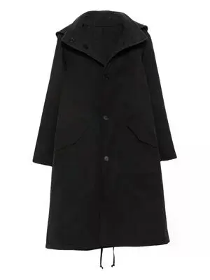 THE ROW Nikar Hooded Coat - Black