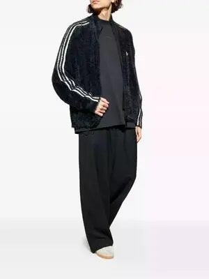 Adidas 3-stripes Zip-up Cardigan - Black