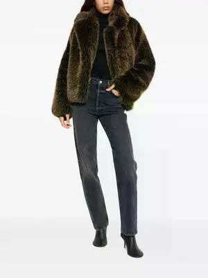 STAND STUDIO Faux-fur Jacket - Brown