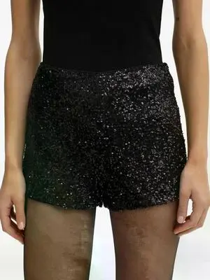 NEVER FULLY DRESSED Sequin-embellished Shorts