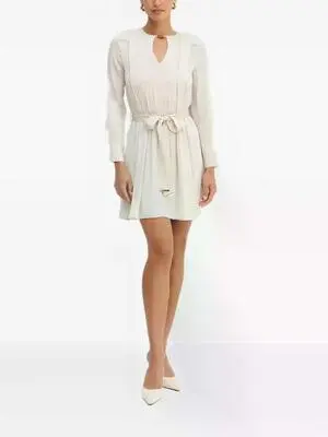 MARCIANO Keyhole Belted Mini Dress