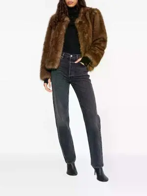 STAND STUDIO Faux-fur Jacket - Brown