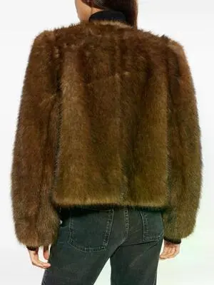STAND STUDIO Faux-fur Jacket - Brown