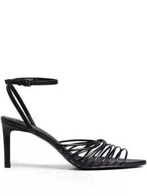 12 STOREEZ 80mm Strappy Leather Sandals